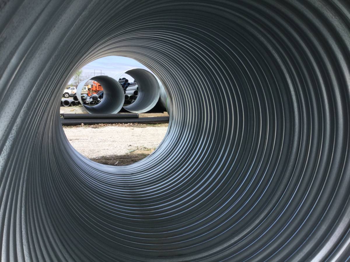 "TINHORN CULVERT CORRUGATED PIPE PLASTIC STEEL"